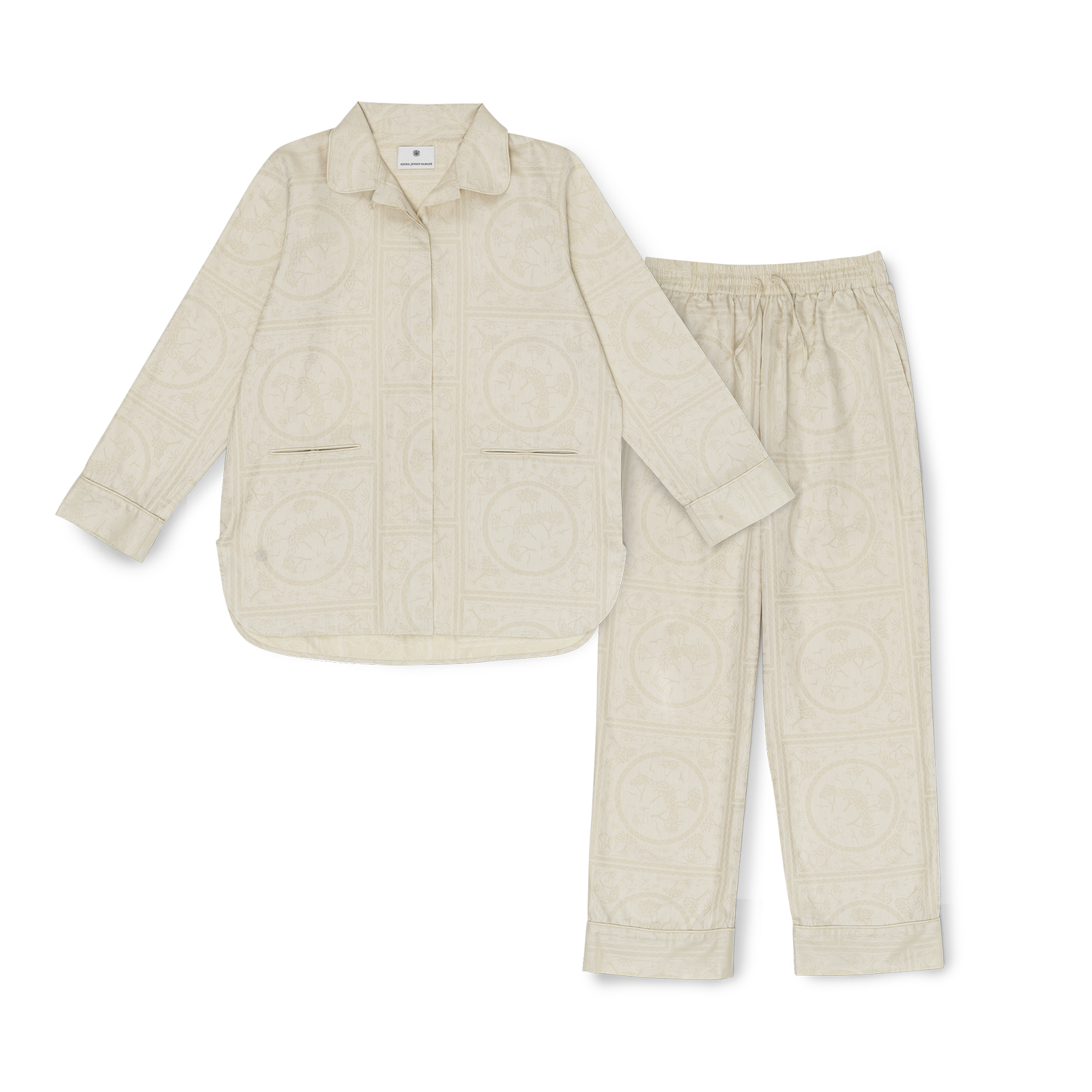 Scenery Pyjamas – Exclusive Jacquard-Woven Design by Georg Jensen Damask